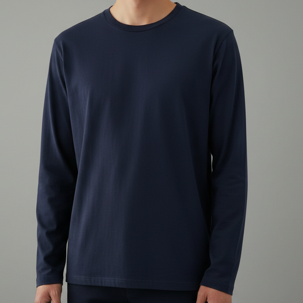 Men's Good Earth Cotton® Long Sleeve T-shirt – theorganictshirt
